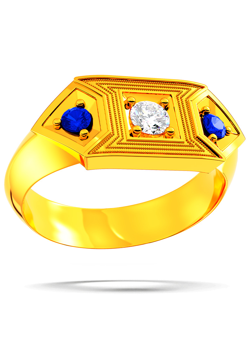 Banderita Don Rouch Gold Ring - 0800 Don Rouch