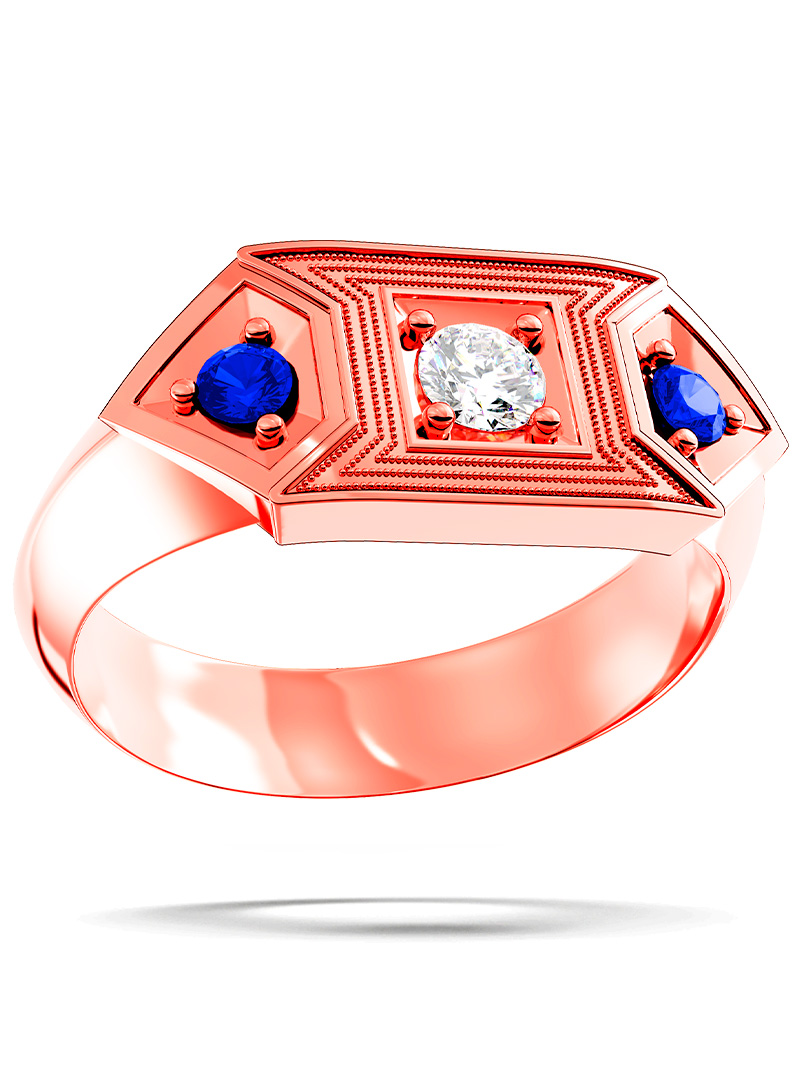 Banderita Don Rouch Rose Gold Ring - 0800 Don Rouch