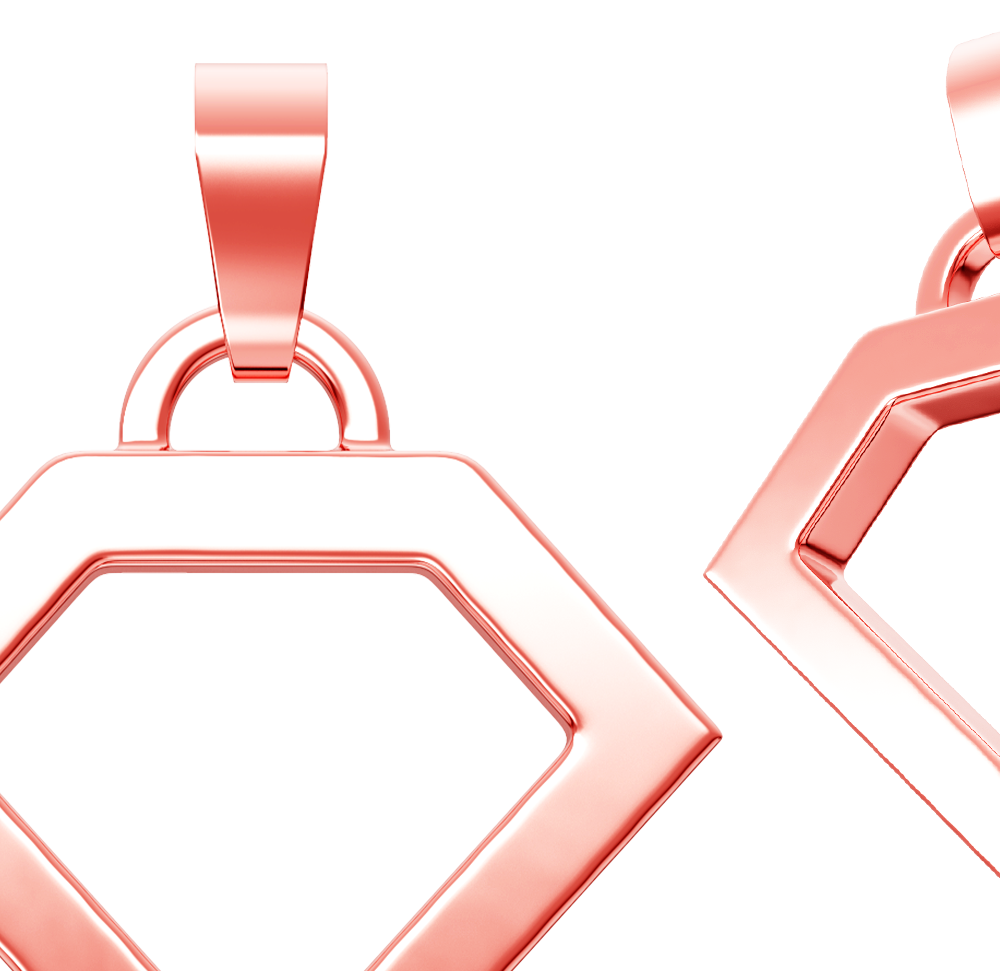 0800 Don Rouch Soul Rose Gold Pendant - 0800 Don Rouch