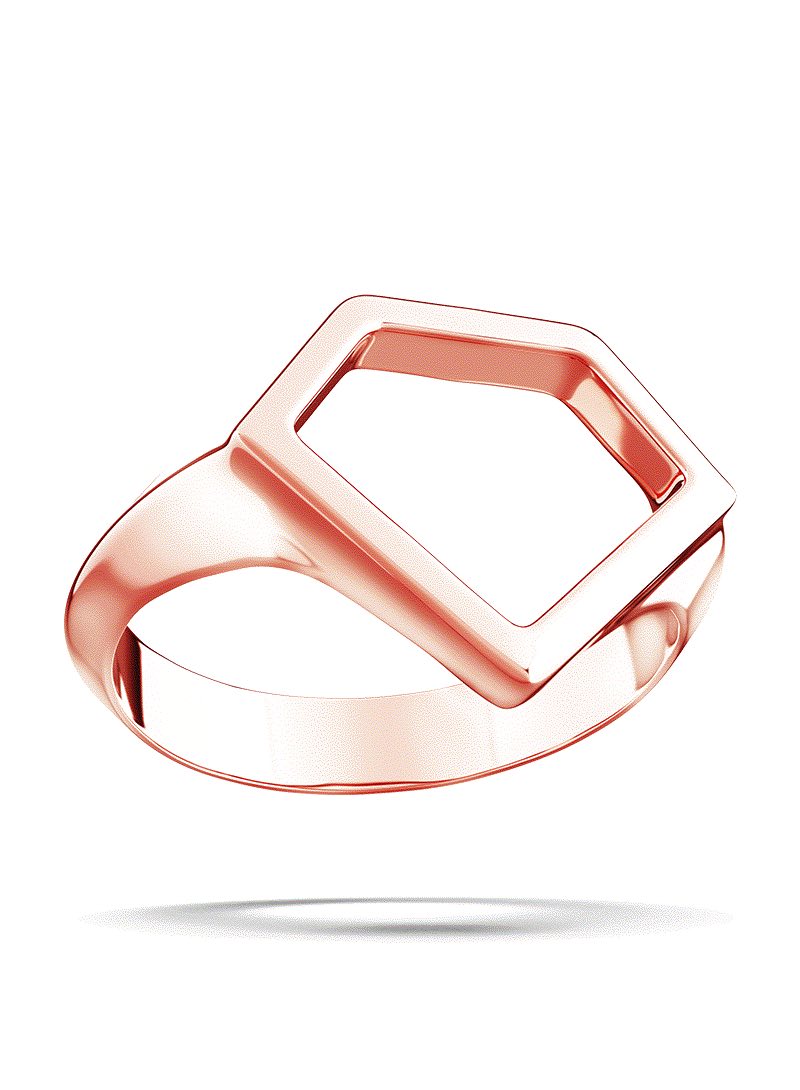 0800 Don Rouch Rose Gold Soul Ring - 0800 Don Rouch