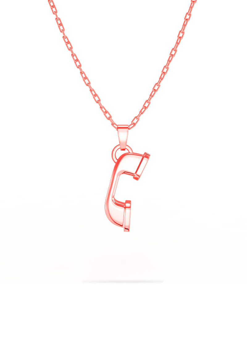 Chain 0800 God's Phone Rose Gold - 0800 Don Rouch